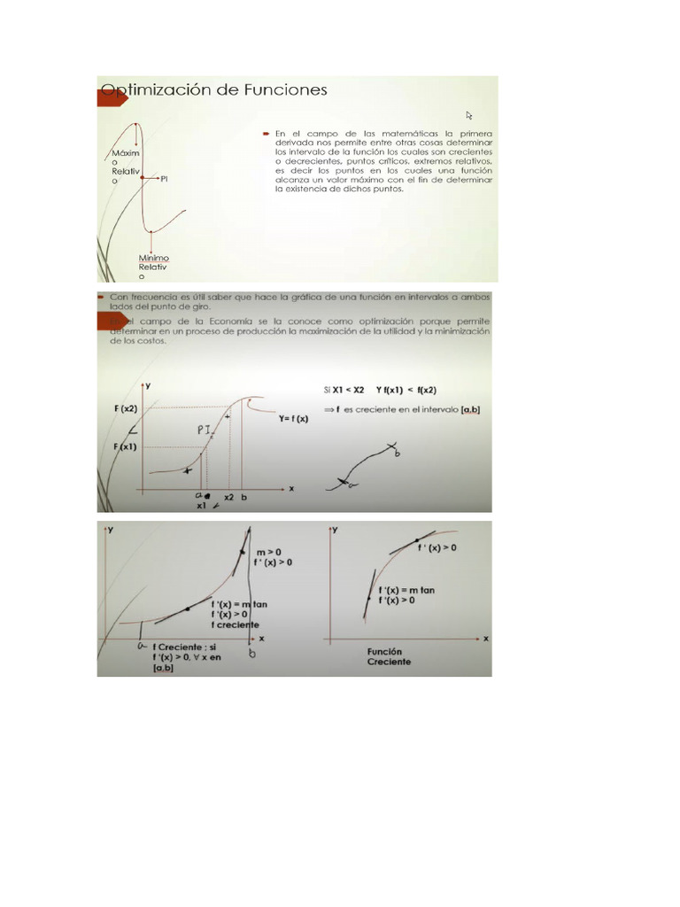 OPTIMIZACION DE FUNCIONES | PDF