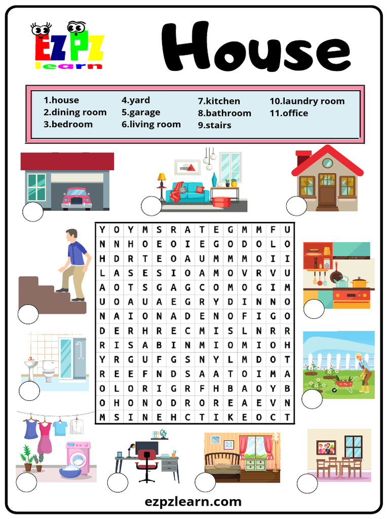 House Word search 2 | PDF