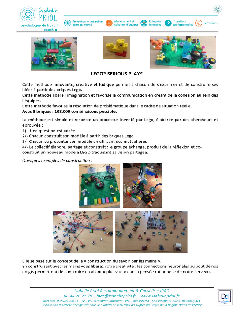 Lego Serious Play | PDF | Lego | Créativité
