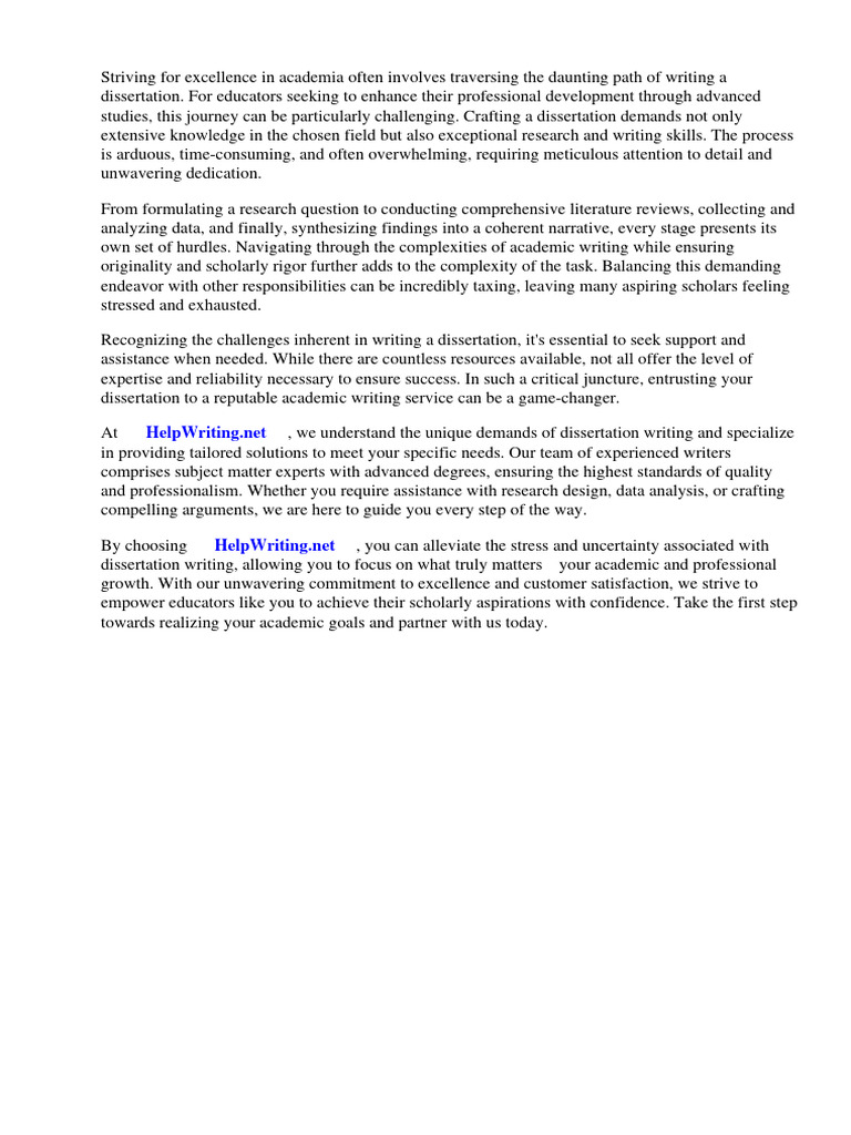 Dissertation Teacher Professional Development | PDF | Expert | Thesis