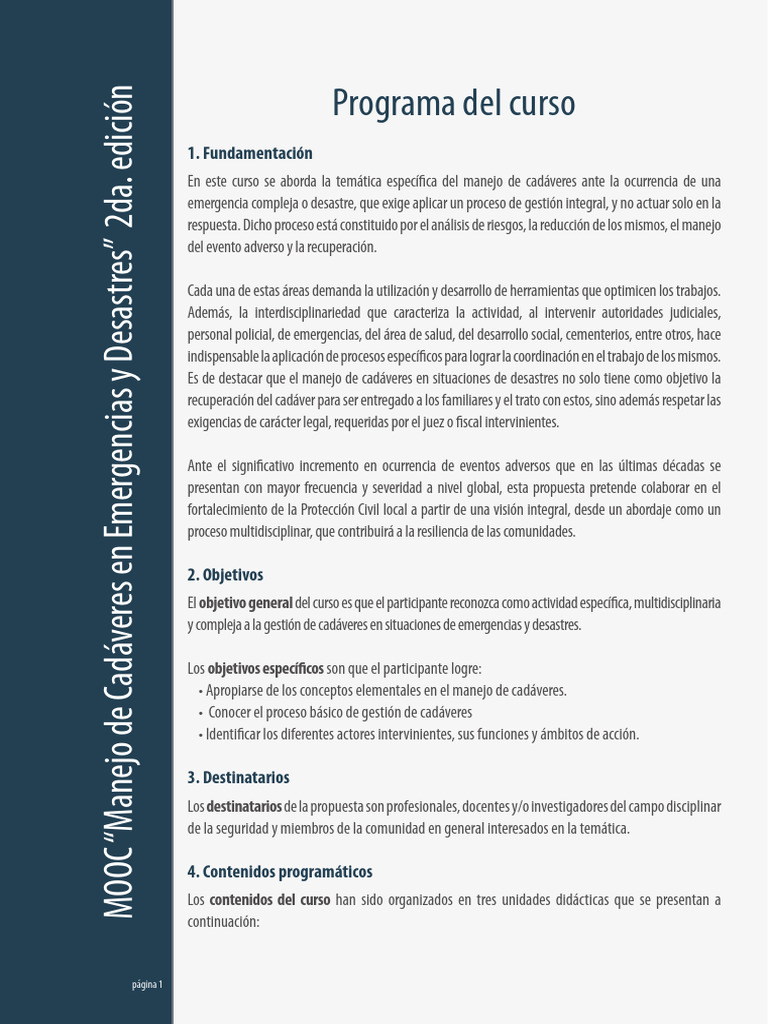 Programa 4 MOOC 2020 | PDF | Evaluación | Curso abierto masivo en linea