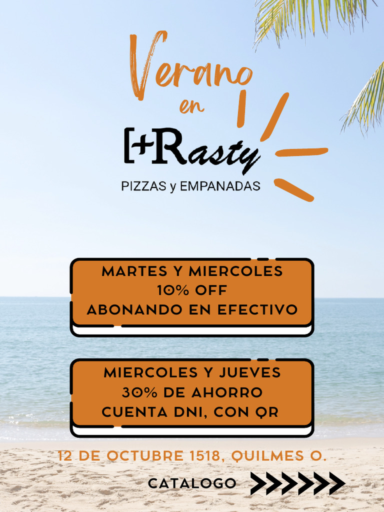 Catálogo Rasty Pizzas (1) | PDF | Pizza | Cocina latinoamericana