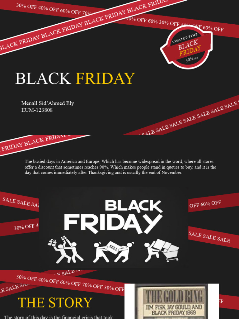 Black Friday | PDF | Black Friday (Shopping) | Market (Economics)