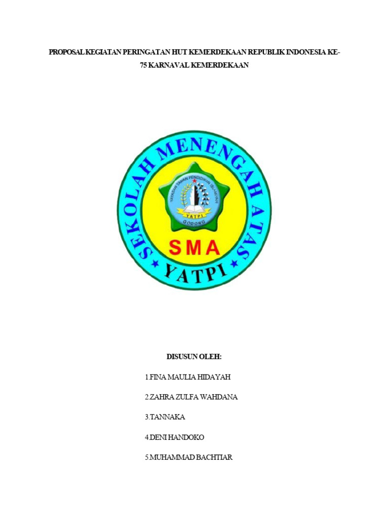 Proposal Kegiatan Karnaval Kedisiplinan Fina | PDF