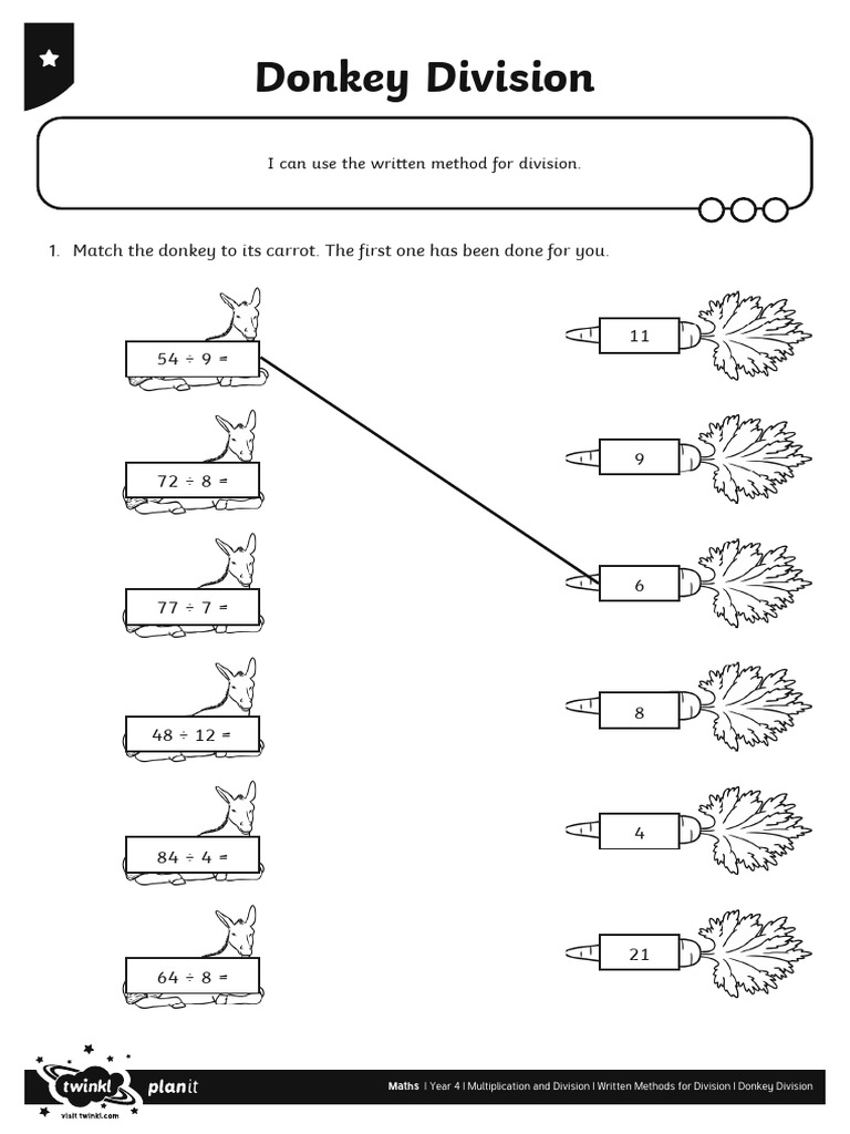 Short Division Worksheets - Ver - 4 | PDF Short Division Worksheets - Ver - 4 | PDF