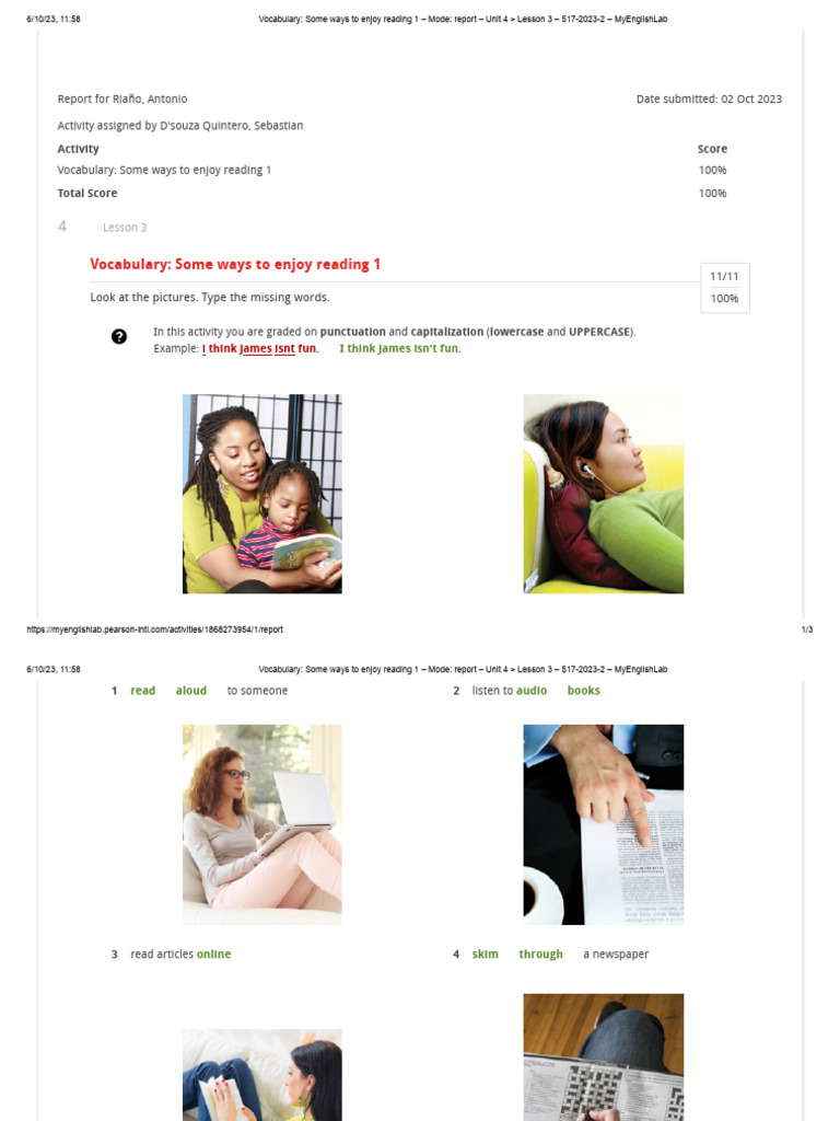 Enjoy Reading: Vocabulary Strategies | PDF | Written Communication ...