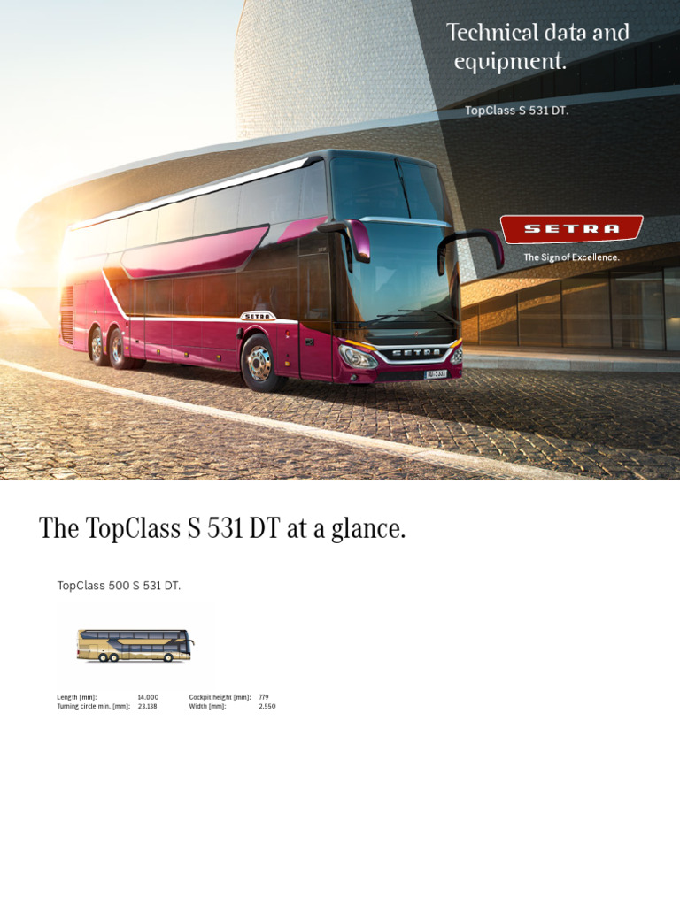 Facts TopClass 500 S 531 DT Modell | PDF | Traffic Collision | Headlamp