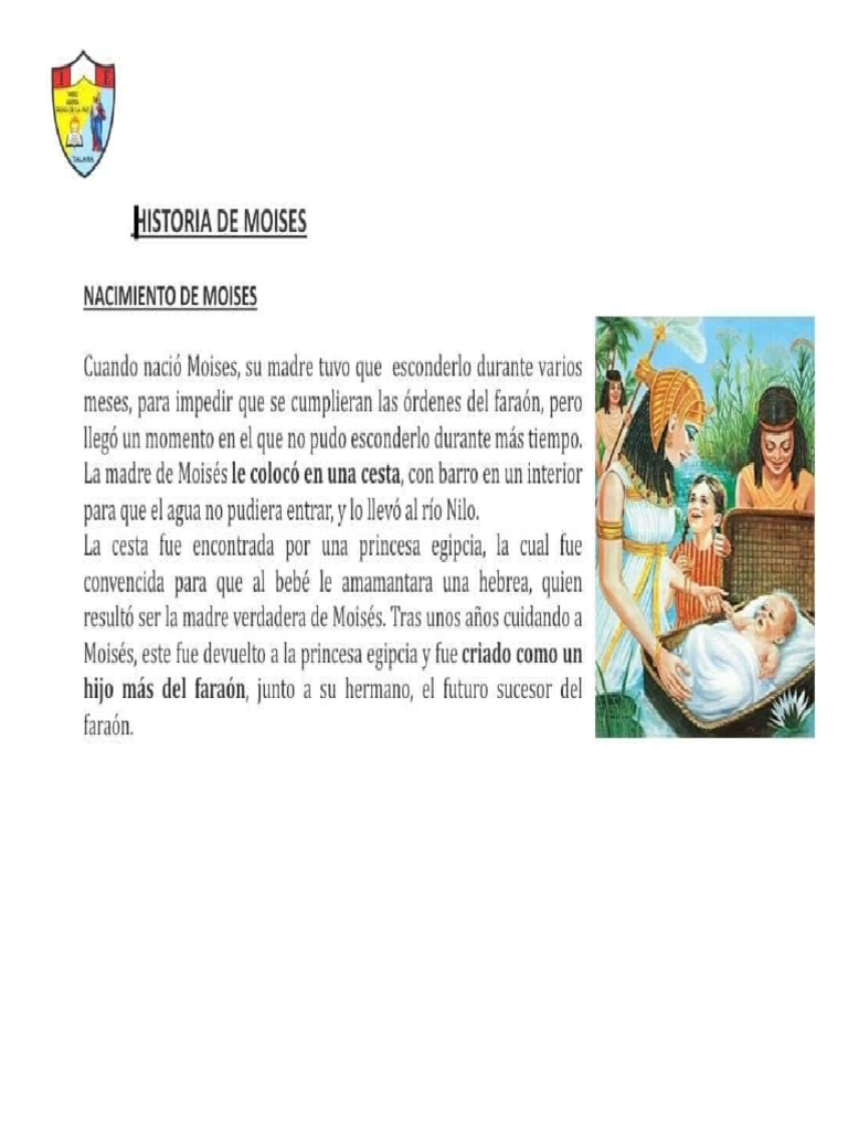 HISTORIA MOISÉS | PDF