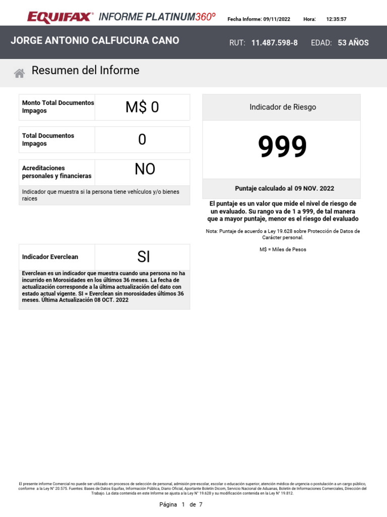 Informe DICOMPlatinum 360 | PDF