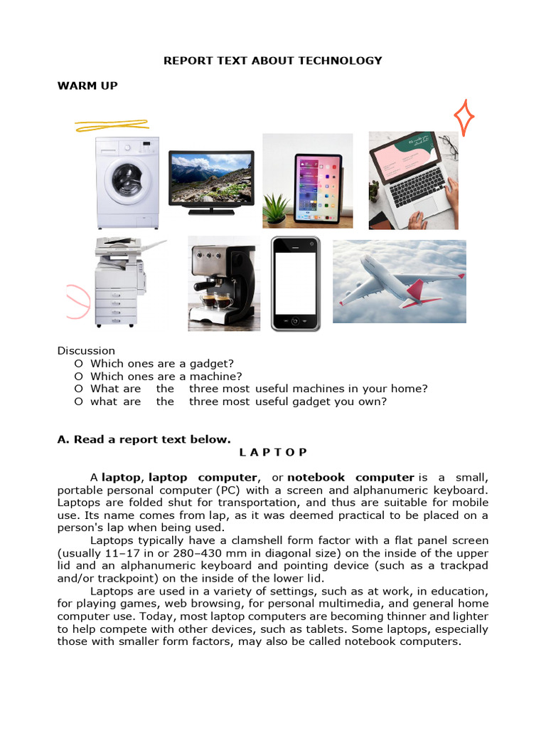 Report Text 123 | PDF | Laptop | Personal Computers