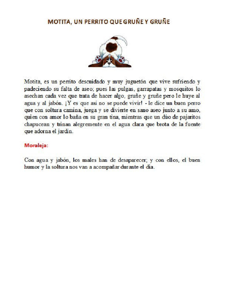 Fabulas y Moraleja | PDF