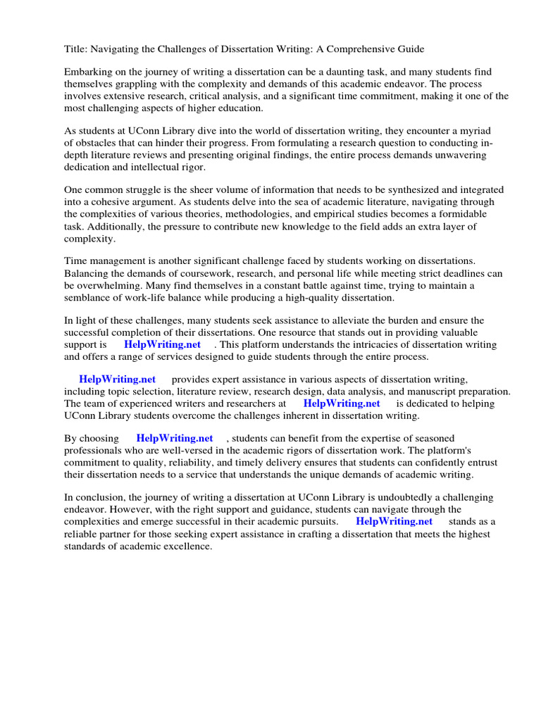 Dissertations Uconn Library | PDF | Libraries | Metadata