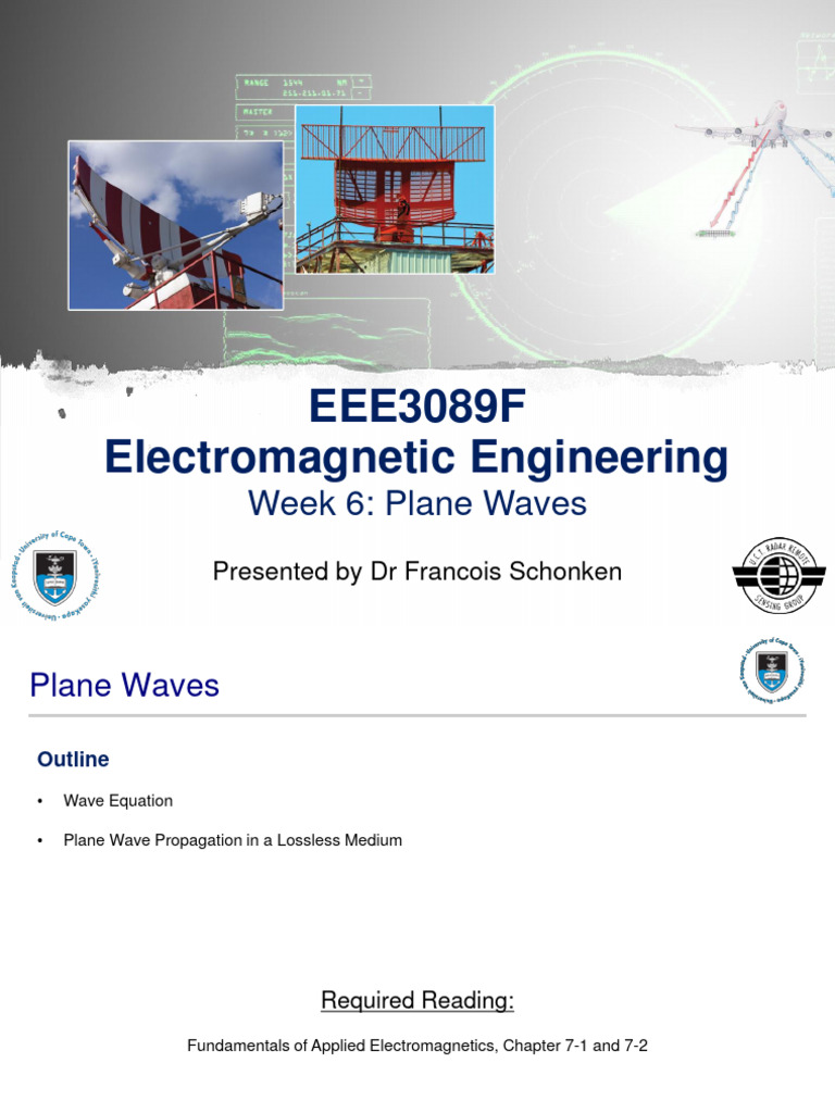 Plane Wave Propagation Overview | PDF
