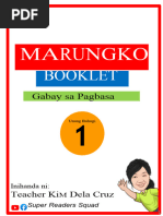 Marungko Booklet 1 | PDF