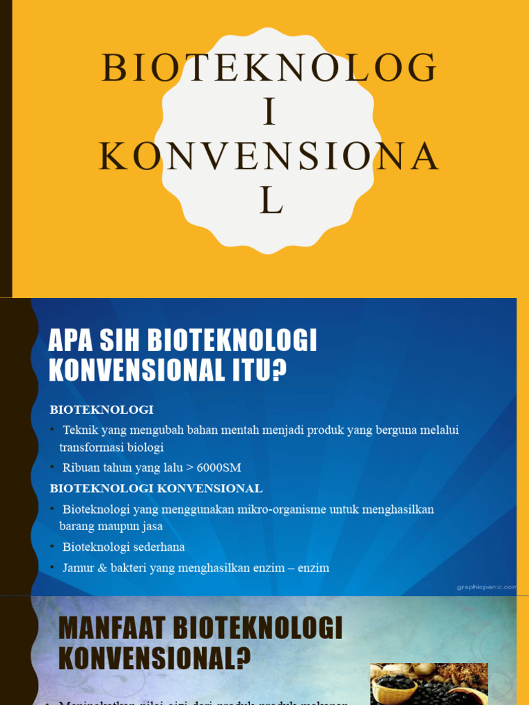 Manfaat dan Proses Bioteknologi Konvensional | PDF