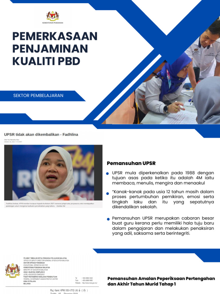 Pemerkasaan Penjaminan Kualiti PBD-1 | PDF