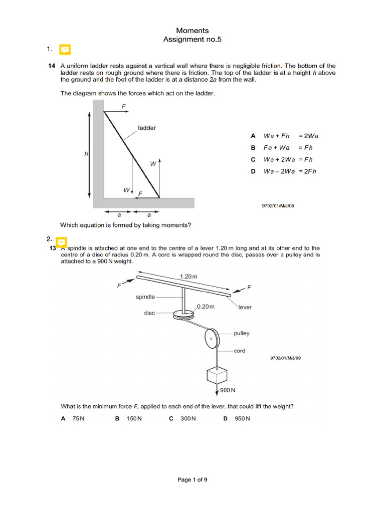 Assignment No.5-Moments | PDF