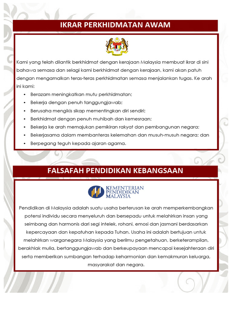 BRM Ikrar FPK | PDF