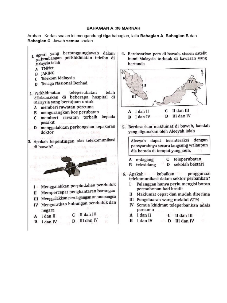 Latihan Geografi Tingkatan 2 | PDF