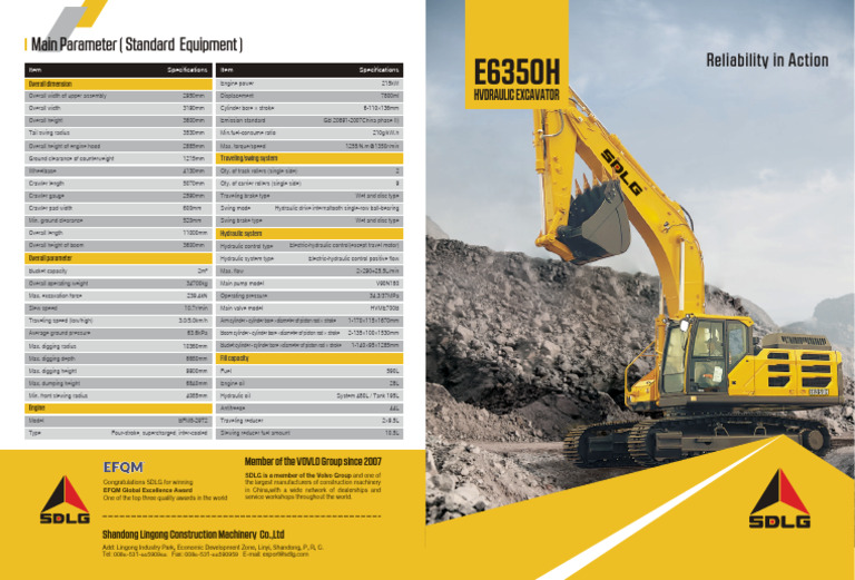 SDLG E6350H | PDF | Engines | Internal Combustion Engine