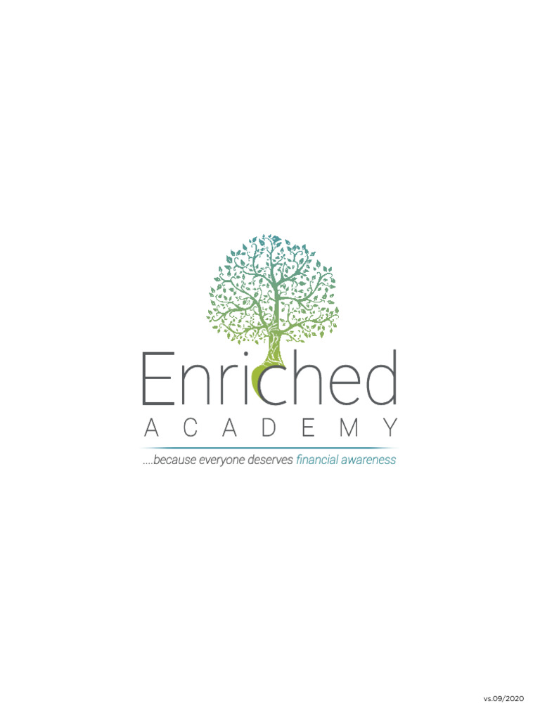 Enriched Academy Financial Literacy Guide | PDF | Financial Adviser | Debt