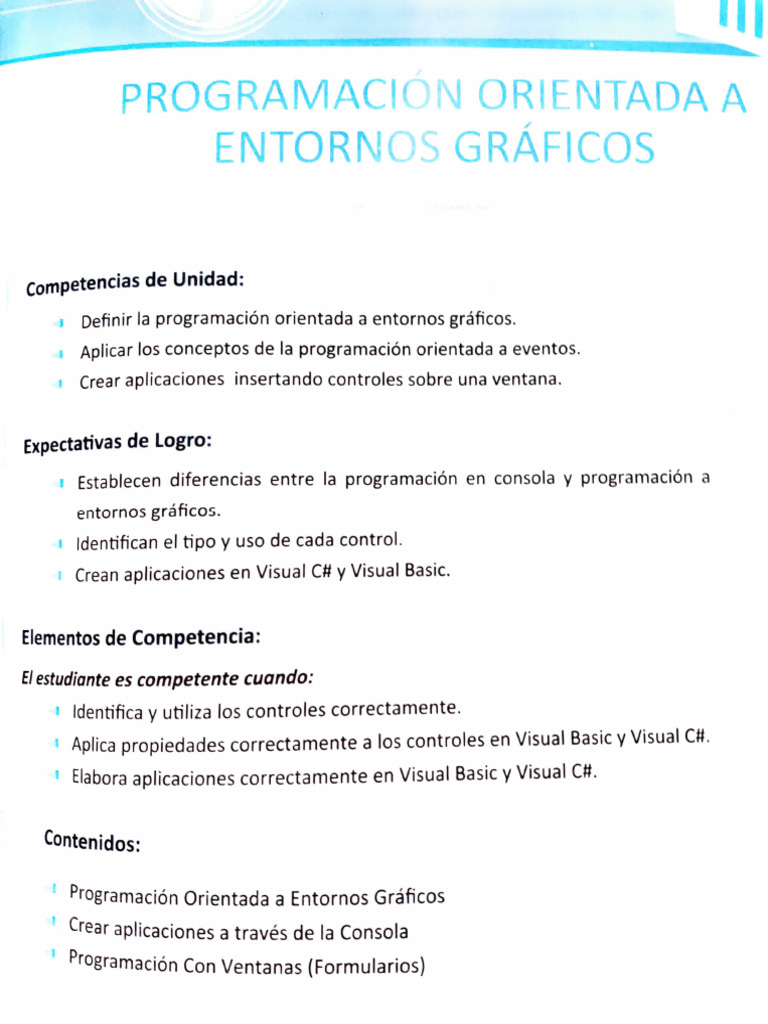 Programacion Modular Entornos Graficos | PDF | C Sharp (lenguaje de ... Programacion Modular Entornos Graficos | PDF | C Sharp (lenguaje de ...