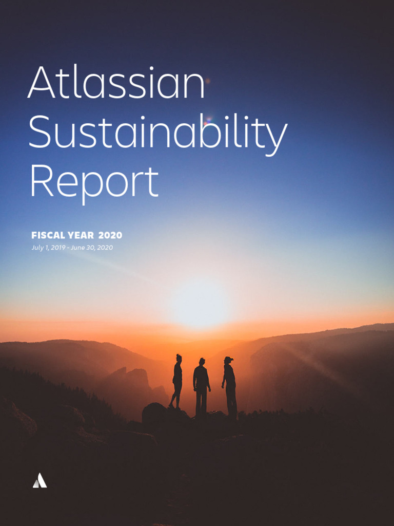 Atlassian Sustainability Report FY20 | PDF | Sustainability