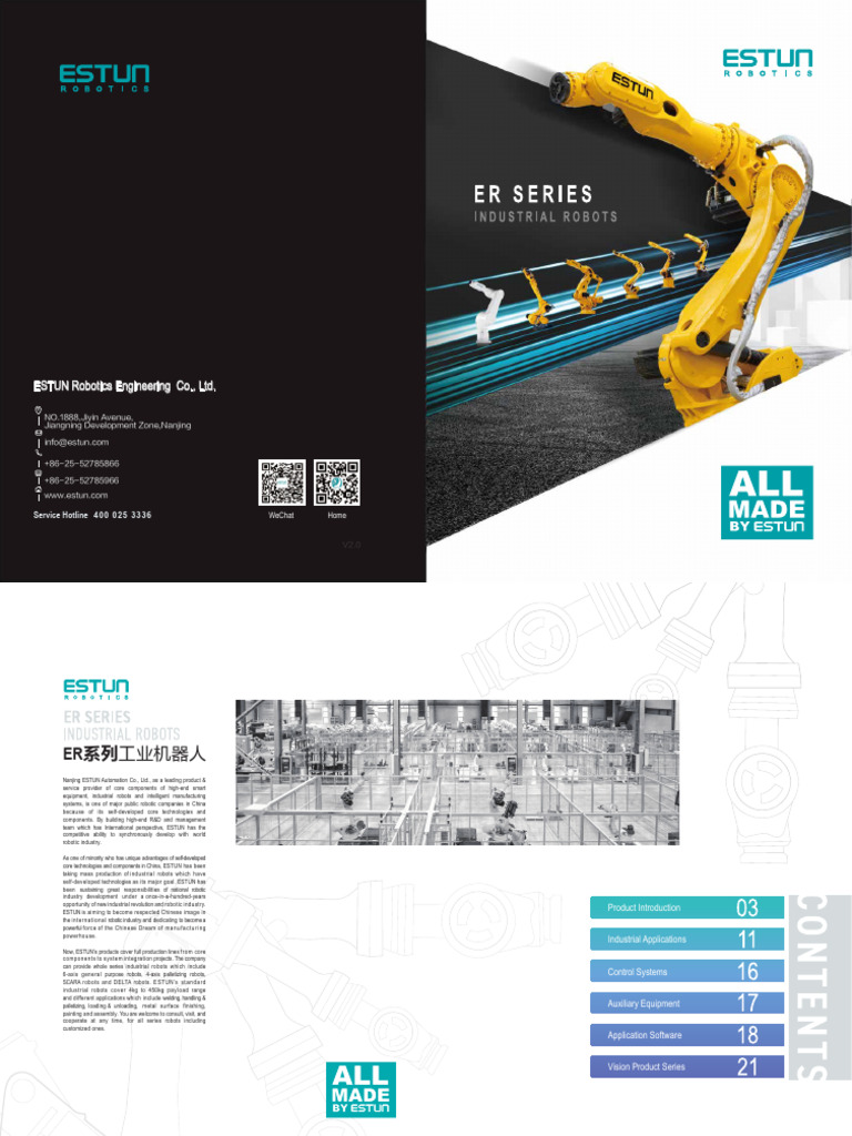 Estun Robots Catalogue | PDF | Welding | Construction