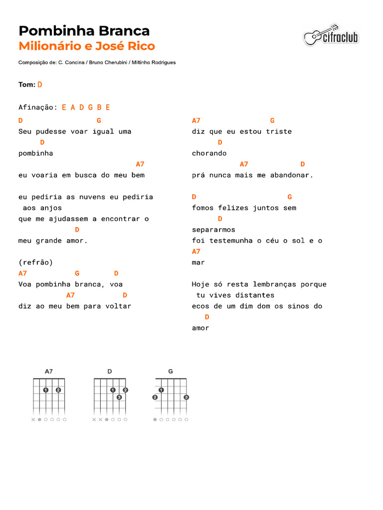 04 - Pombinha Branca | PDF