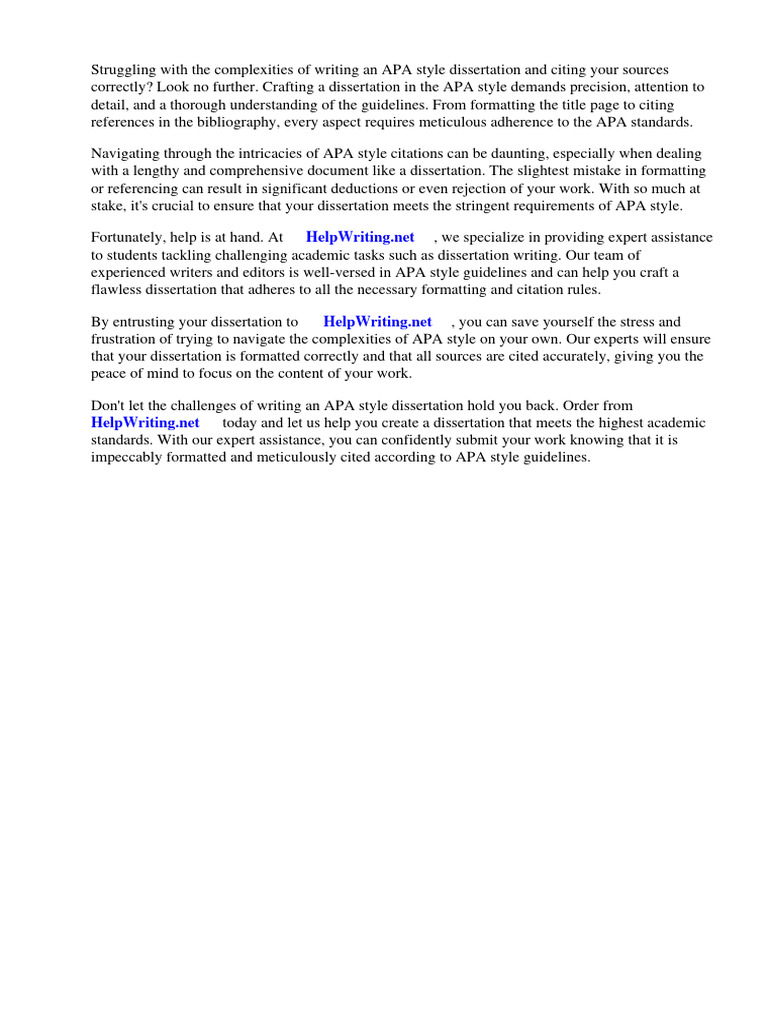 Apa Style Dissertation Zitieren Download Free Pdf Thesis Citation