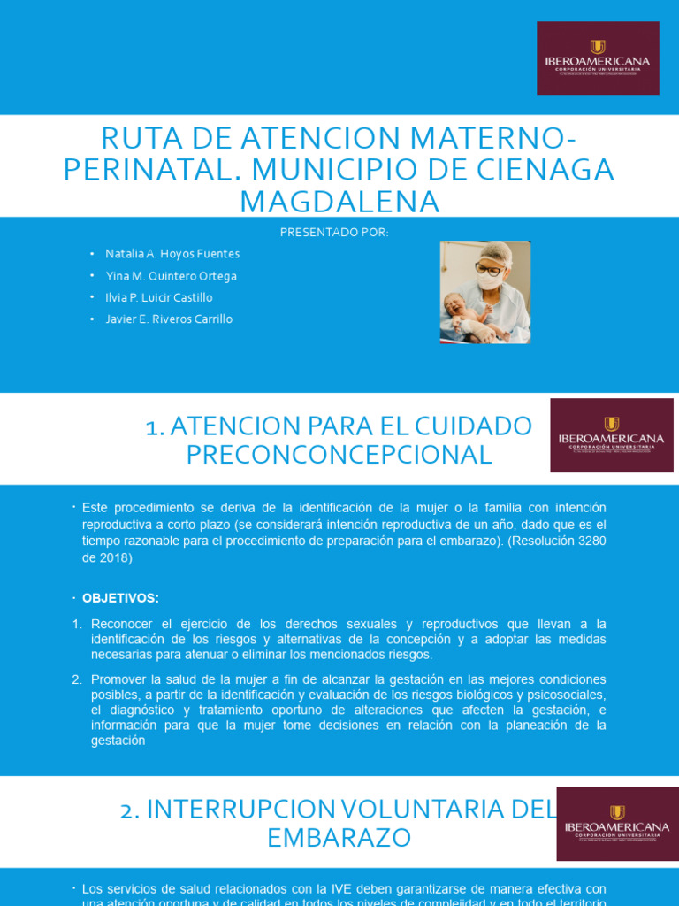 Ruta de Atencion Materno-Perinatal | PDF | Periodo posparto | Parto
