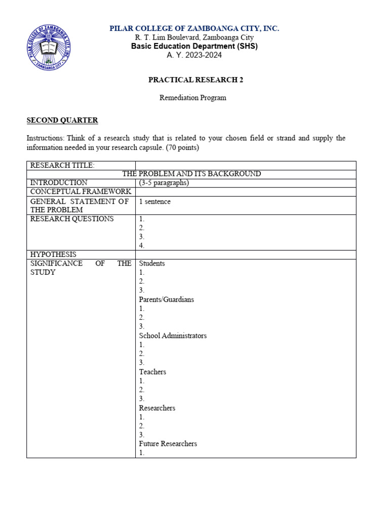PR2 Remediation Program | PDF | Methodology | Science