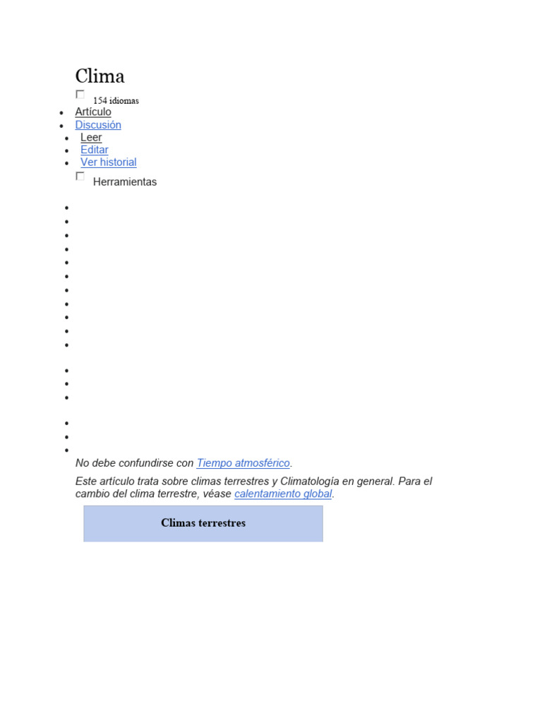 Clima | PDF | Clima | Herida