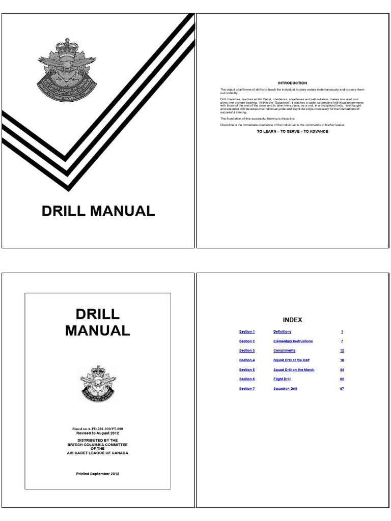 Air Cadet Drill Manual | PDF | Military Rank | Commander