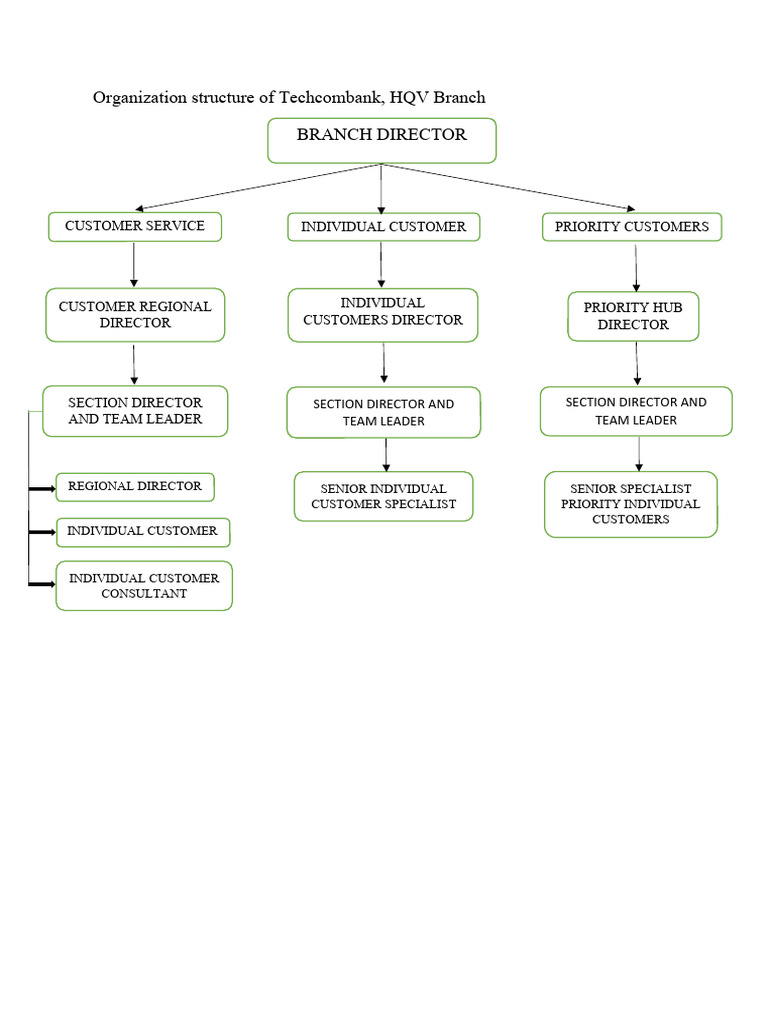 Techcombank HQV Branch Structure | PDF