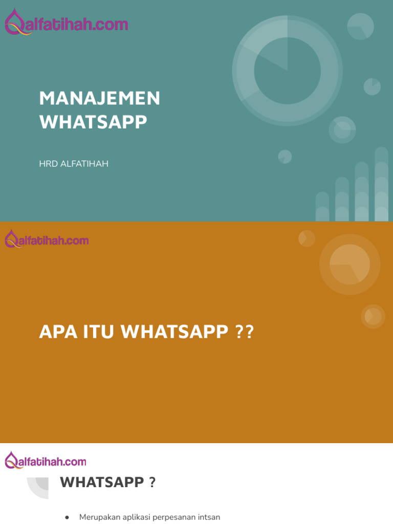 Manajemen Whatsapp Yayasan (Rta) | PDF