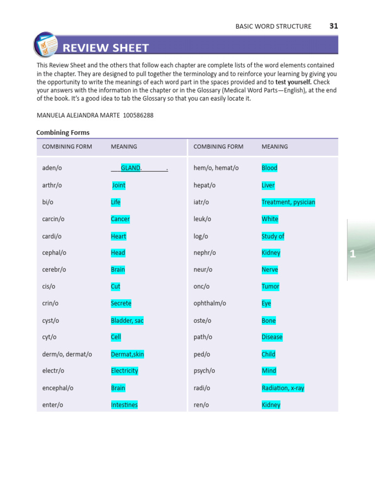 The Language of Medicine | PDF