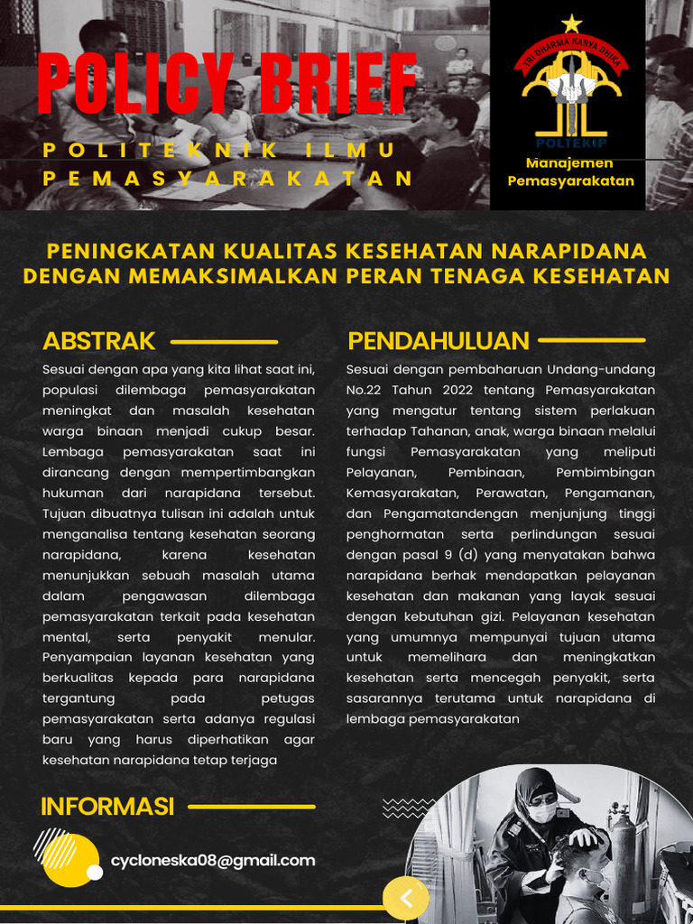 Policy Brief 2 | PDF | Pengembangan Diri | Kesehatan Holistik