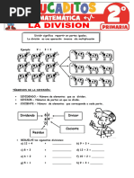 La Division para Segundo Grado de Primaria | PDF | División ...
