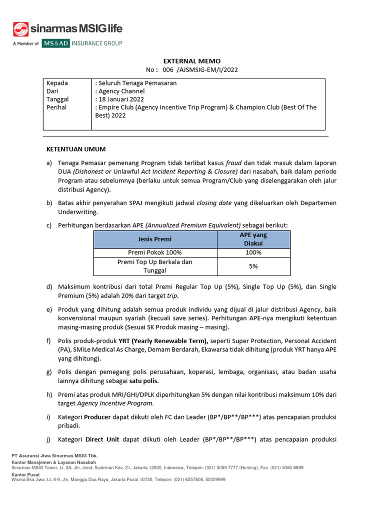 Em 006 Empire Club & Champion Club (2022) | PDF