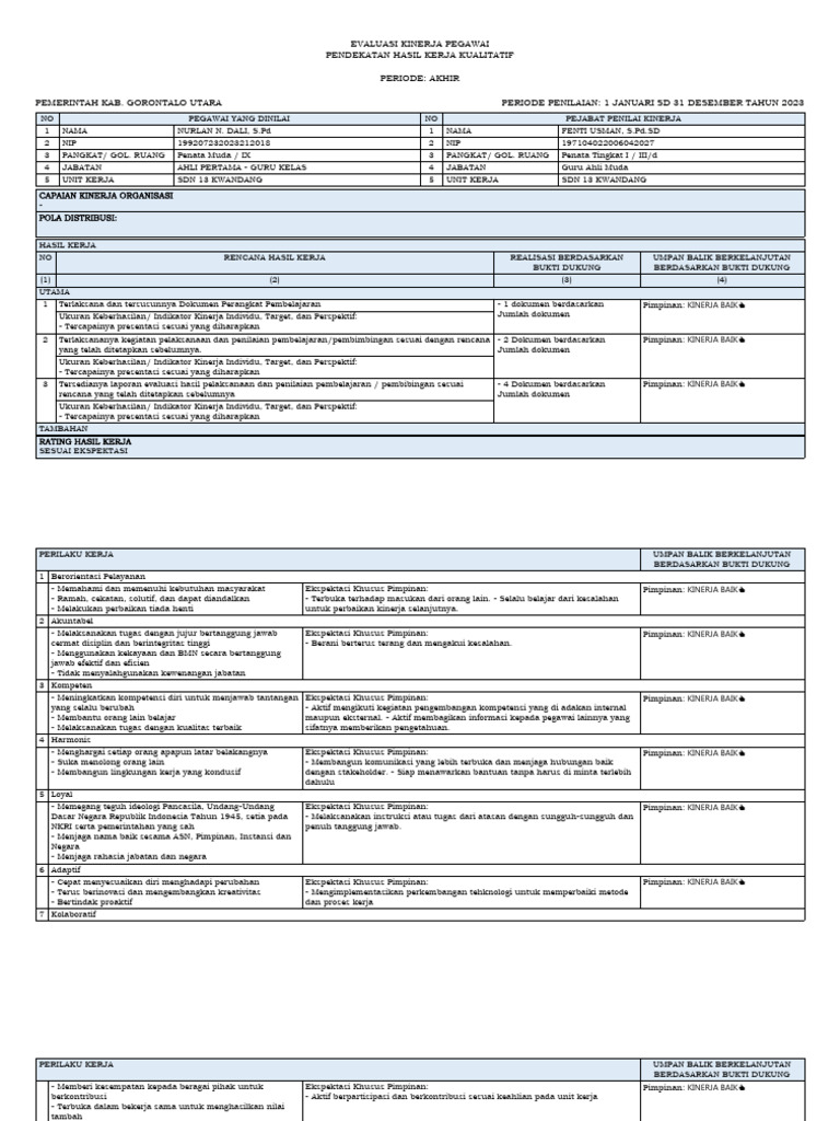 SKP 2023 | PDF | Karier & Perkembangan