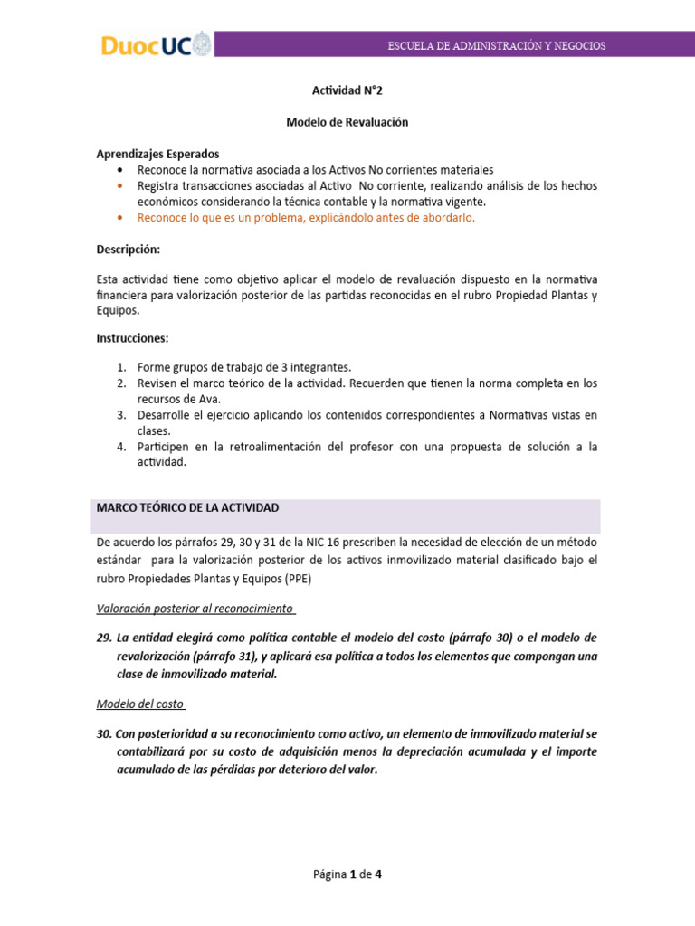 RA9 Act2 Ejercicio Modelo Revaluacion PPE | PDF | Depreciación | Contabilidad