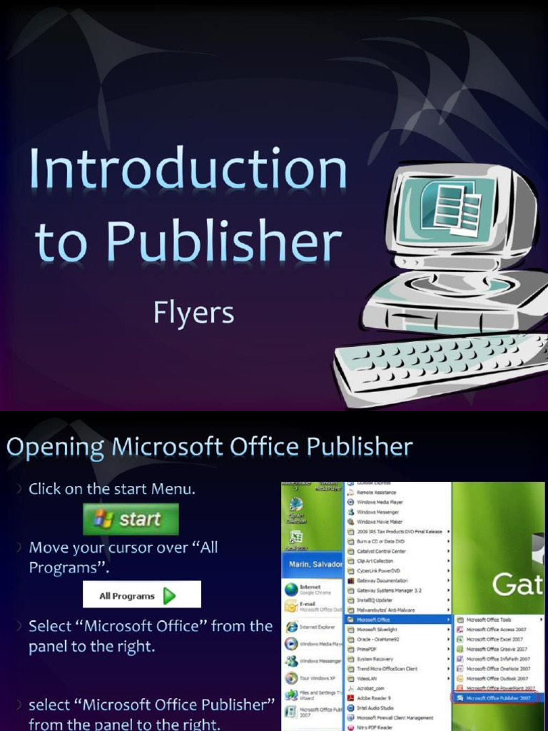 Intro To Publisher | PDF