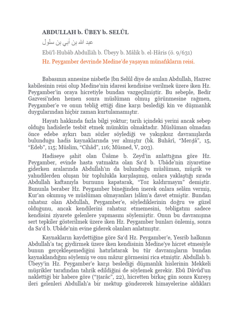 ABDULLAH B UBEY B SELUL | PDF