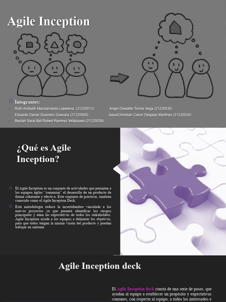 Agile Inception | PDF