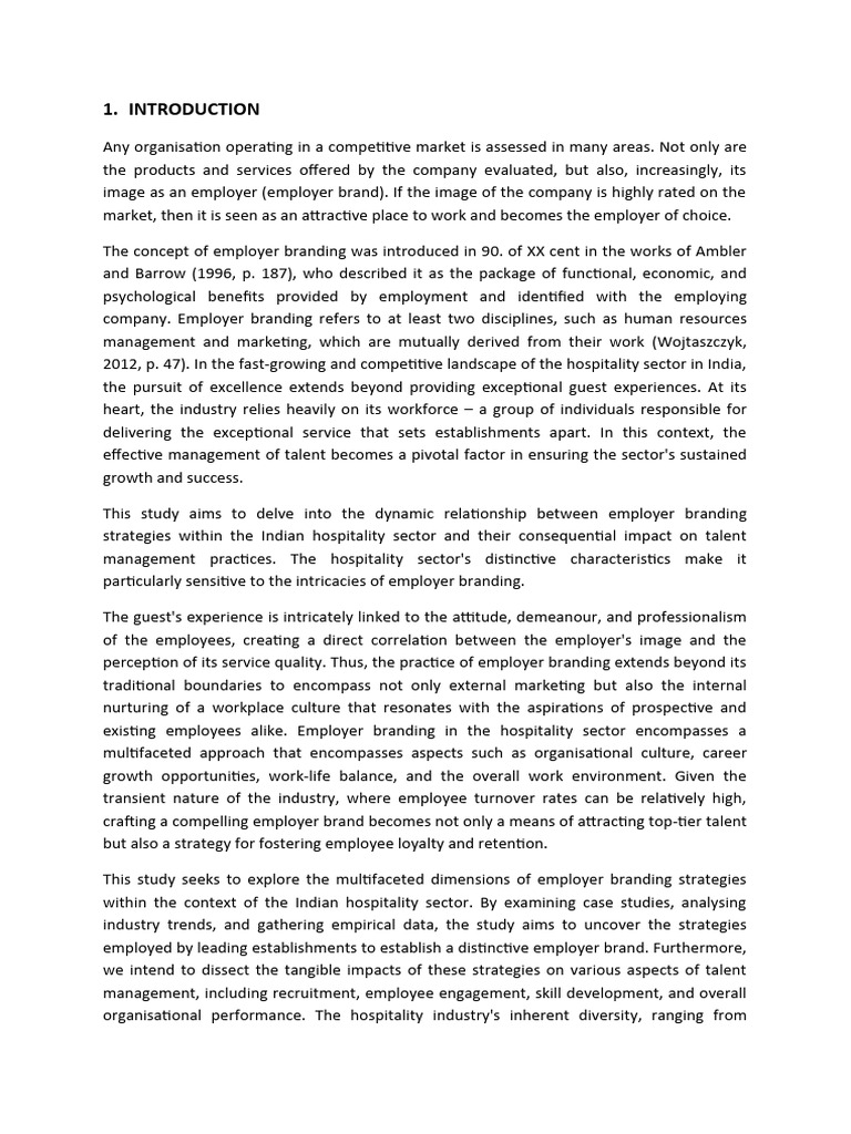 INTRODUCTION | PDF | Talent Management | Human Resources