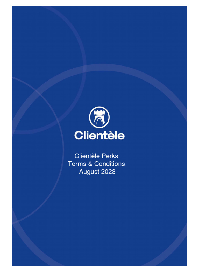 Clientèle Perks Programme Overview | PDF | Coupon | Employee Benefits