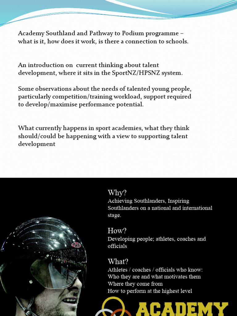 Talent Development in P2P Sport Program | PDF