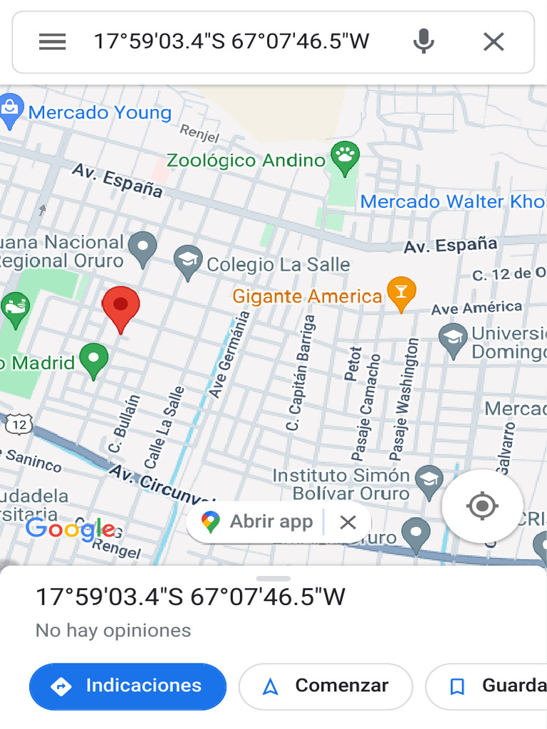17°59'03.4S 67°07'46.5W - Google Maps | PDF