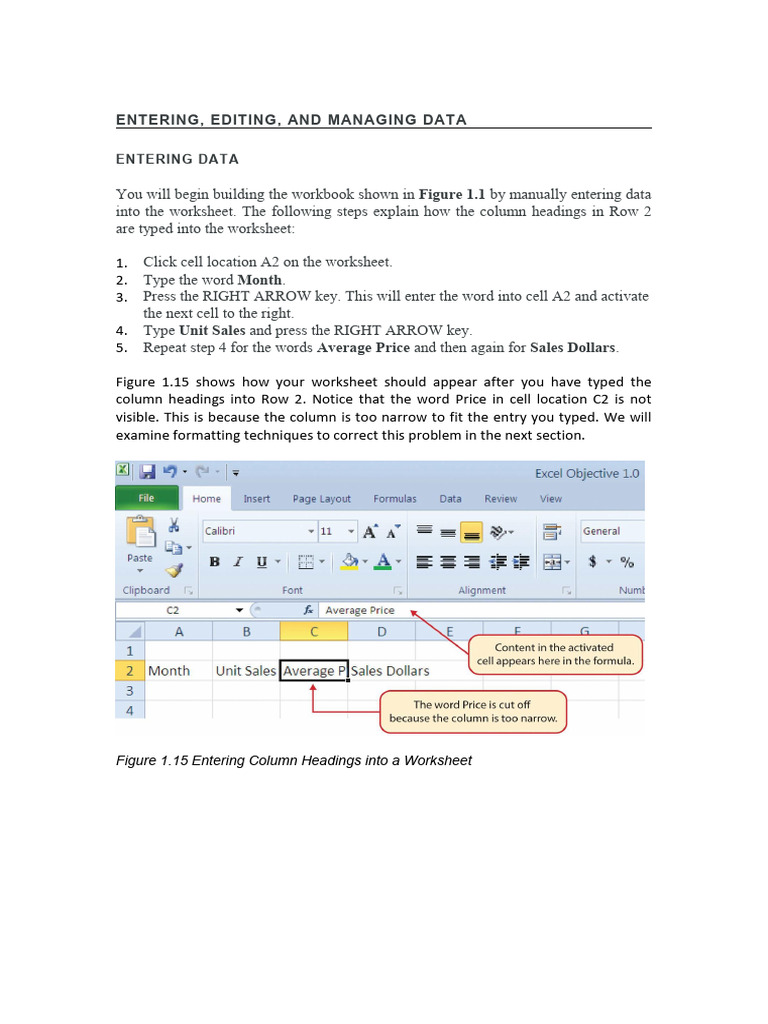 Practice Exercise #10-Formatting Data | PDF | Menu (Computing) | Cursor (User Interface)